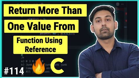 Return More Than One Value From Function Using Call By Reference In C Explain In Hindi By