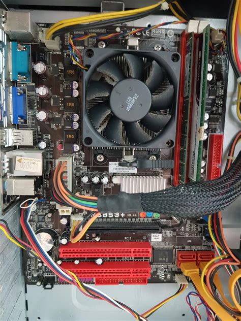 Entire Set CPU Mobo Ram Dvdwriter Psu With No Harddisk Computers Tech Parts