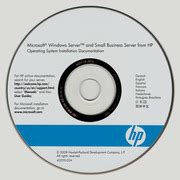 Microsoft Windows Server And Small Business Server From HP Operating System Installation