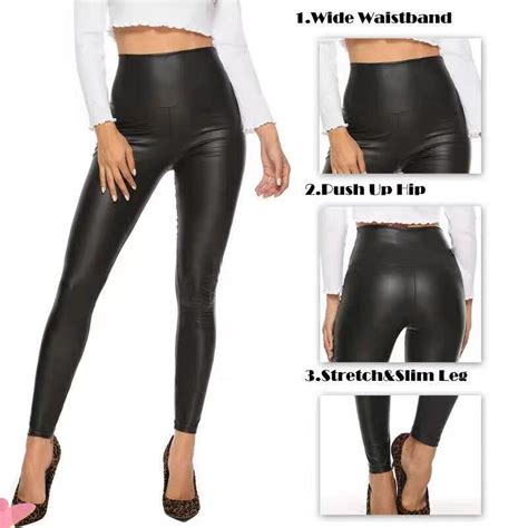 Au Pu Opaque Tights Faux Leather Women Footed Tights For Leisure Work Home Shop Shopee