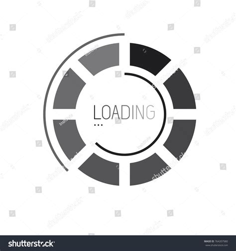 Loading Icon Indicator Loading Progress Stock Vector Royalty Free