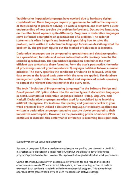 Sdd Hardware Notes Year 11 Software Design And Development Year 11