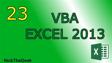 corso vba excel ita 23 ciclo do while loop youtube