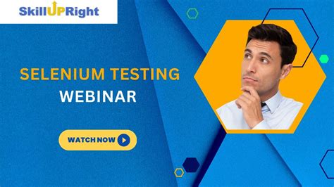 18 November 2021 Skillupright Selenium Testing Webinar Youtube