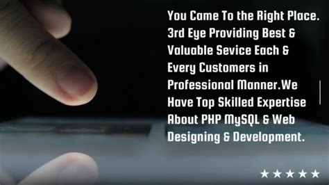 Develop Modern Php Web Applications Using Mysql By Eye3rd Fiverr