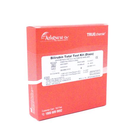 System Pack Bilirubin Total Test Kit Ivd Clinical Chemistry System