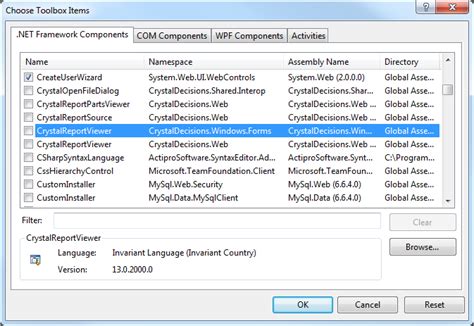 C Open Crystal Report In Winform Stack Overflow