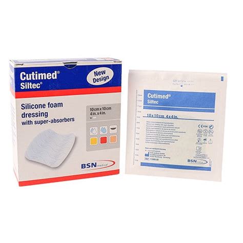 Cutimed Siltec Foam Dressing 10x10cm 10 Cura Pharm