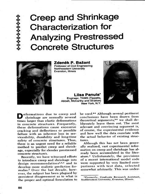 Jl 80 May Junecreepandshrinkagecharacterizationforanalyzingprestressedconcrete