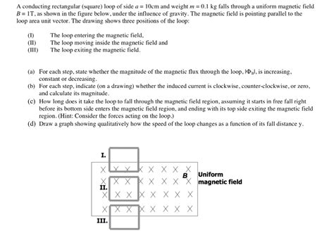 Solved A Conducting Rectangular Square Loop Of Side A Chegg
