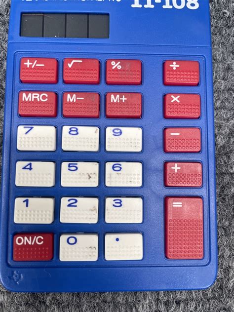 Texas Instruments Ti 108 Basic School Calculator W Cover Ebay