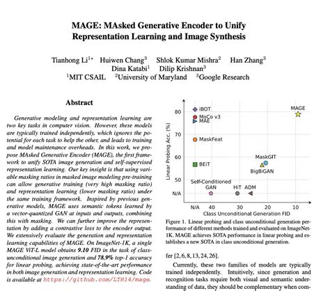 Ahsen Khaliq On Linkedin Mage Masked Generative Encoder To Unify