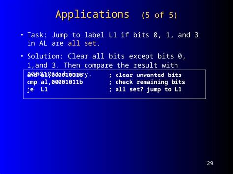 ppt chapter 6 conditional processing 2 chapter overview boolean and comparison instructions