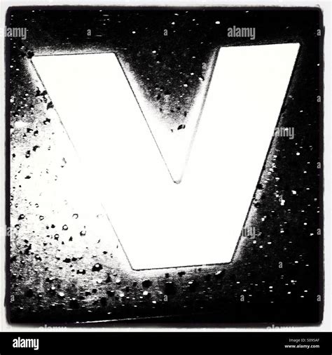 The Letter V Stock Photo Alamy