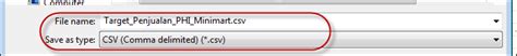 belajar excel cara membuat file csv dengan excel 2010