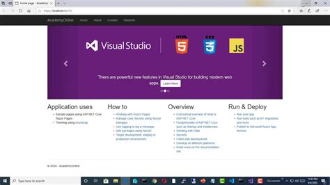 01 Introduction To Razor Pages With Asp Net Core 2 1 Youtube