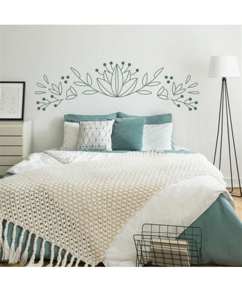 Стикер за стена декорация Цветен орнамент декорация за спалня —