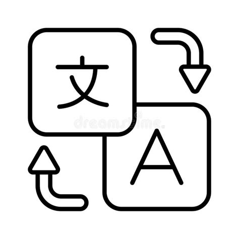 Language Translator Ready To Use Vector Design Stock Vector Illustration Of Language