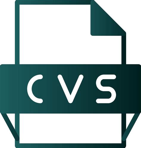 Cvs File Format Icon Vector Art At Vecteezy