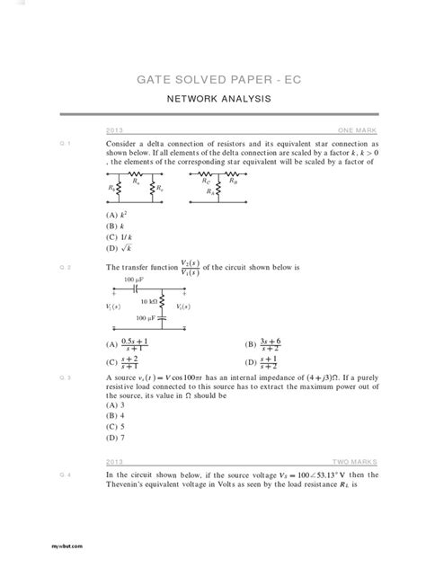 Circuit Analysis Pdf Network Analysis Electrical Circuits Electrical Network