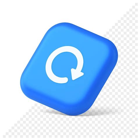 Premium Psd Circular Arrow Button Curved Dynamic Loading Progress