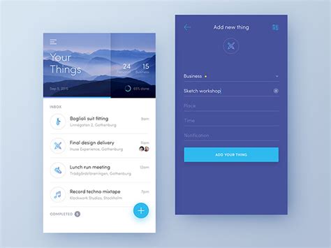 User Interface Design Inspiration UI Design Examples