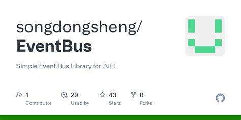 Github Songdongshengeventbus Simple Event Bus Library For Net