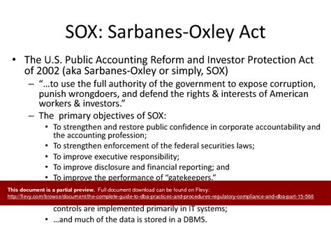 The Complete Guide To Dba Practices And Procedures Regulatory