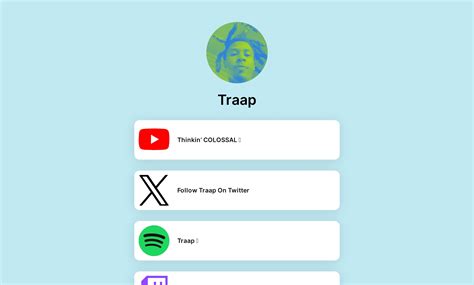 Traaps Flowpage