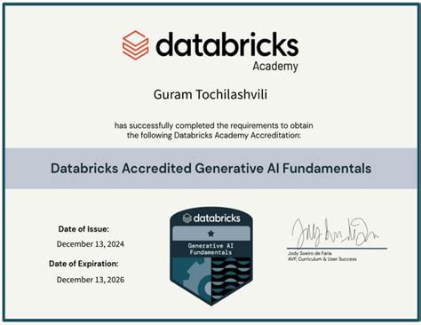 Databricks Accredited Generative Ai Fundamentals Pdf