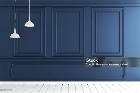 흰색 나무 바닥에 벽 몰딩 디자인으로 빈 럭셔리 룸 인테리어 3d 렌더링 흰색으로 칠한에 대한 스톡 사진 및 기타 이미지 흰색으로 칠한 0명 3차원 형태 Istock