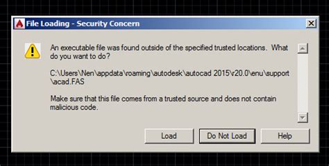 security concern message autodesk community