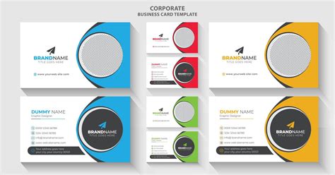 Modern Creative Business Card Template Vector Elegant Simple Minimal