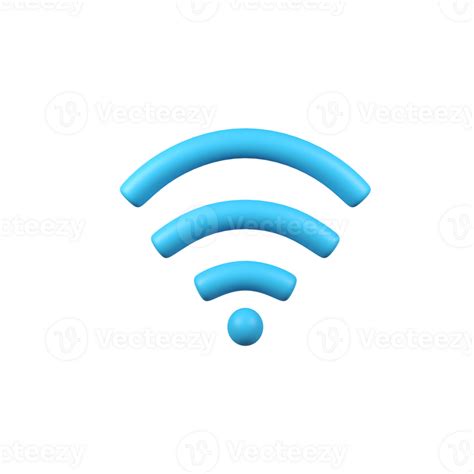 Wifi Signal Isolated 3d Render Icon Illustration 53407245 Png