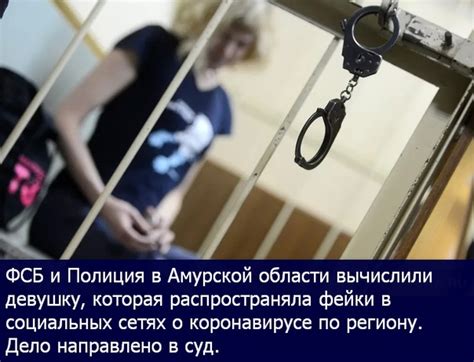 Жительница Приамурья предстанет перед судом за фейки о коронавирусе В частности она сообщала о