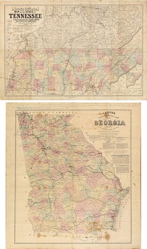 Map Of Georgia Tennessee Cary Map Of Florida Georgia North Carolina