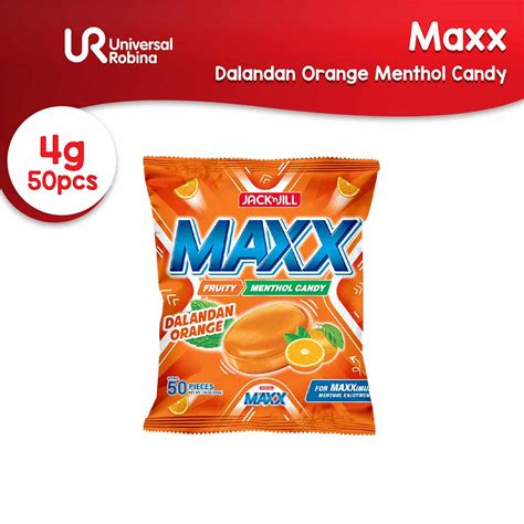 Maxx Dalandan Orange Menthol Candy 50s Lazada Ph