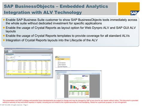 Sap Businessobjects Embedded Analytics Ppt