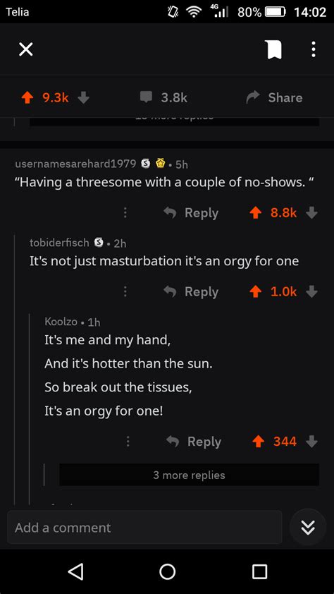 Spotted Some NSP In Front Page Comments R NinjaSexParty