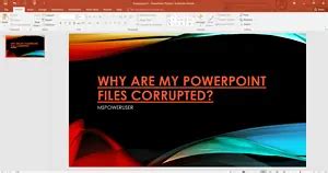 如何修复损坏的 PowerPoint 文件 MSPoweruser