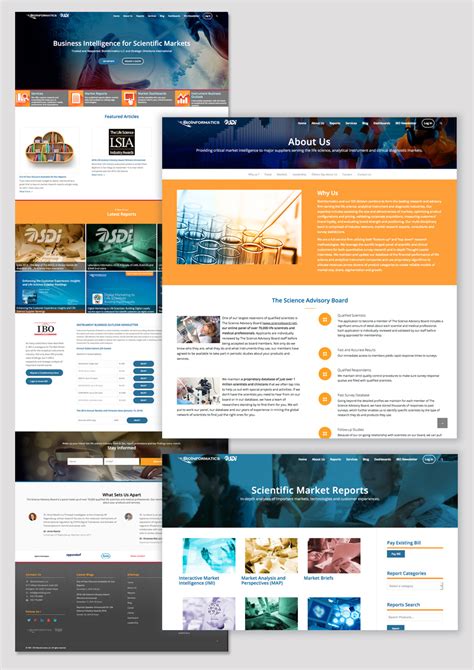 Bioinformatics Website D Banzon Design