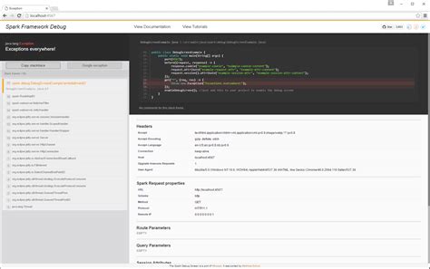 Github Perwendelspark Debug Tools Better Error Pages For The Spark