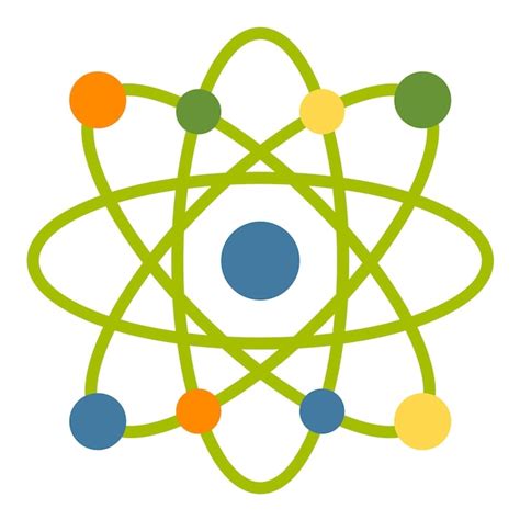 Premium Vector Atom Icon Style