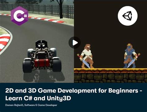2d and 3d game development for beginners learn c and unity3d