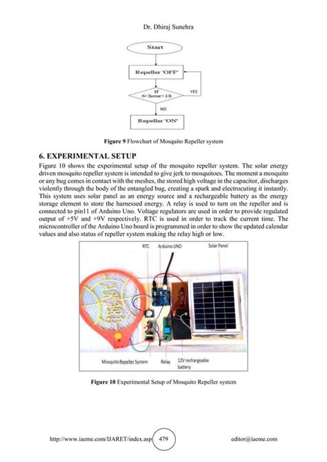 Solar Energy Driven Mosquito Repeller System Using Arduino Uno Pdf