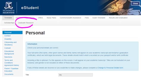 how to cancel a form in my unimelb university of melbourne