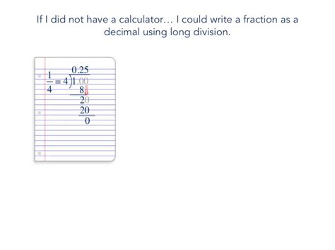 Writing Fractions As Decimals The Get It Guide