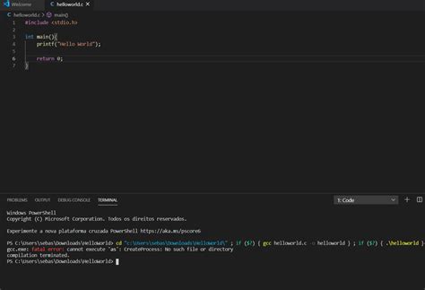 Problema Da Compilação De Código Em C No Vs Code Stack Overflow Em