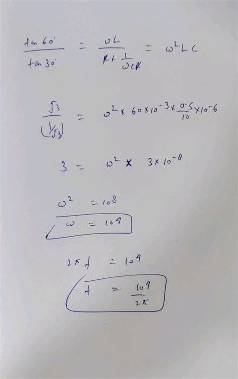 When A 60 Mh Inductor And A Resistor Are Connected In Series With An Ac