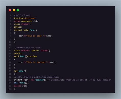aaryaman adhikari on linkedin 🚀🚀 day31 today i have learned about virtual function and using base…